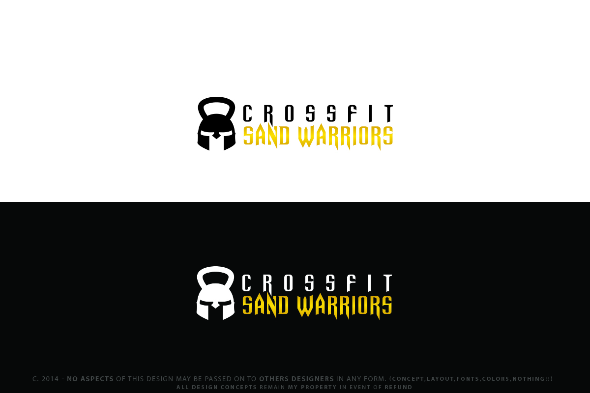 Gym Logo Design for CrossFit Sand Warriors by Senseless | Design #3420255
