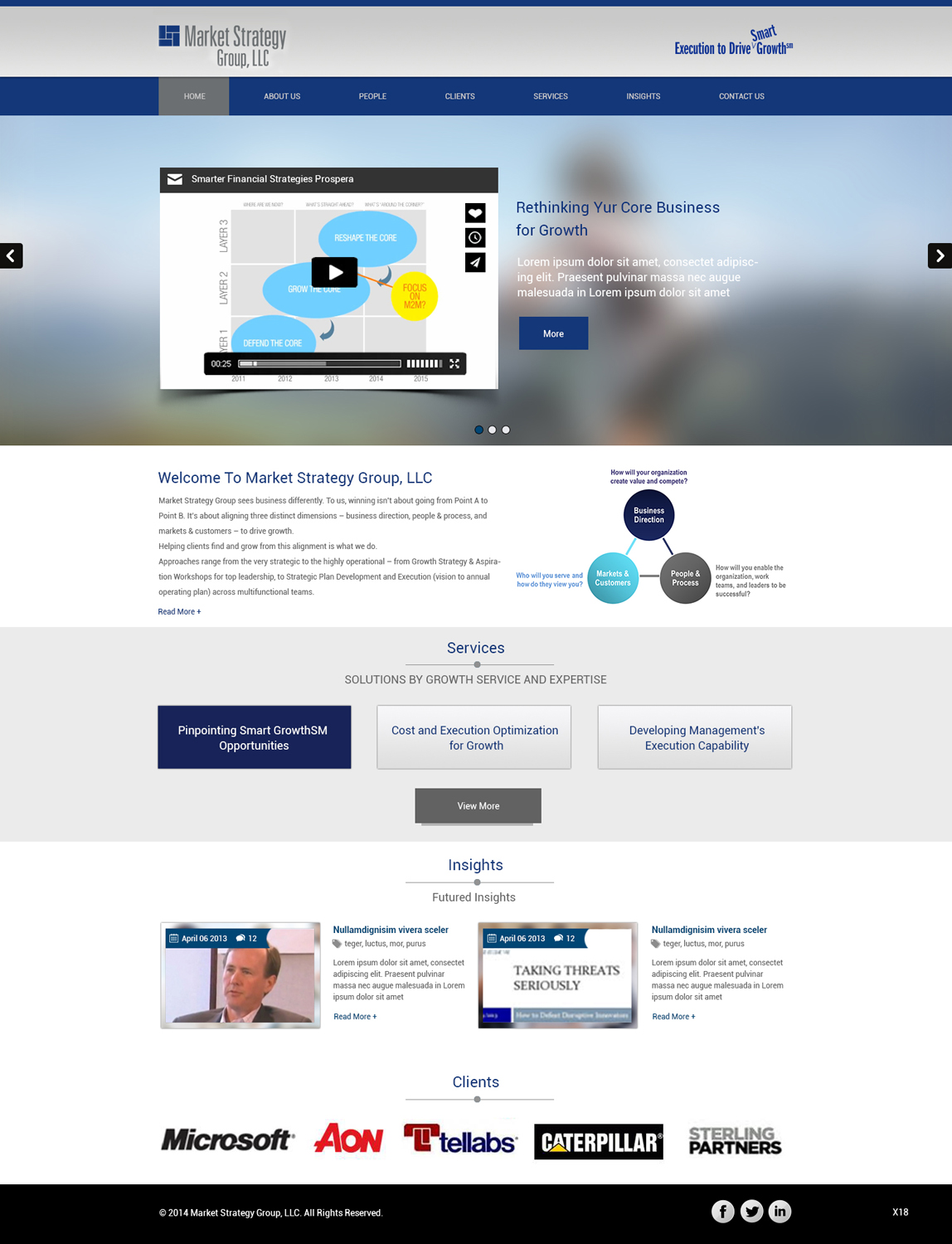 Modern, Professional, Business Web Design for a Company by pb | Design ...