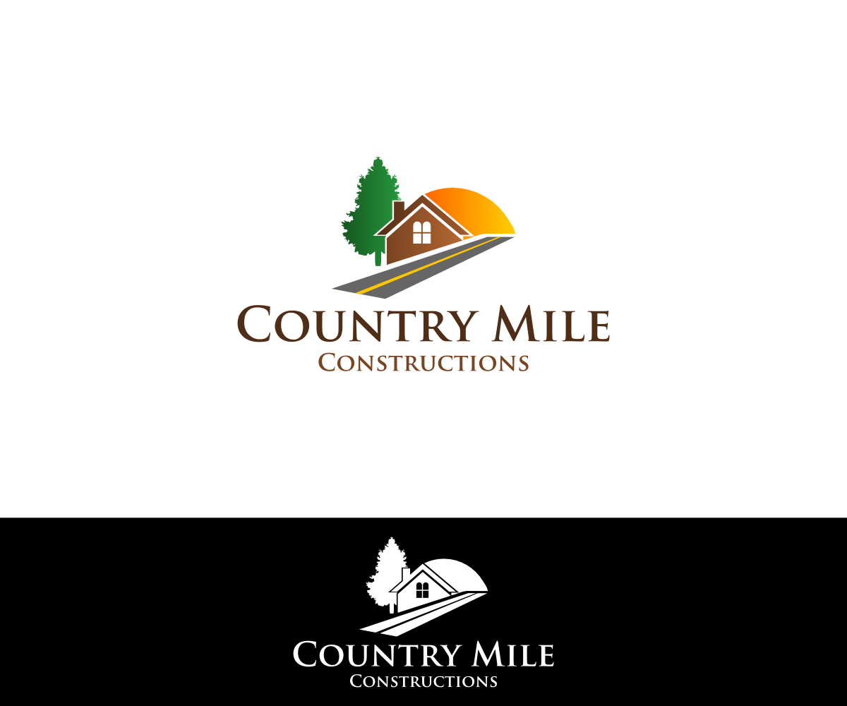 Construction Logo Design for Country Mile Constructions by ...
