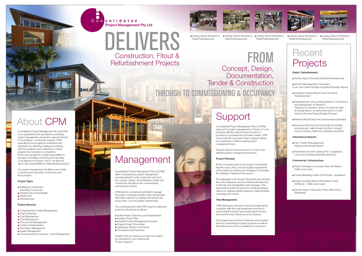 Upmarket, Modern, Management Consulting Brochure Design for a Company ...