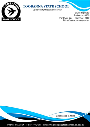 Modern, Feminine, School Letterhead Design for Toobanna State School by ...