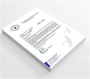 New School header and footer | 57 Letterhead Designs for Toobanna State ...