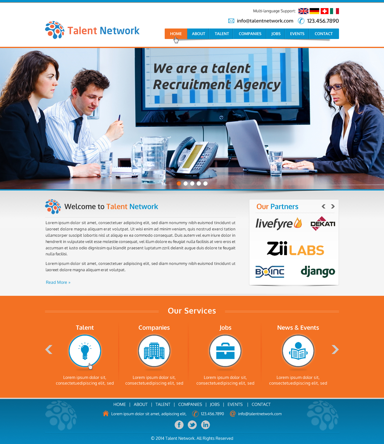 Elegant, Playful, Recruitment Wordpress Design for a Company by Sbss ...
