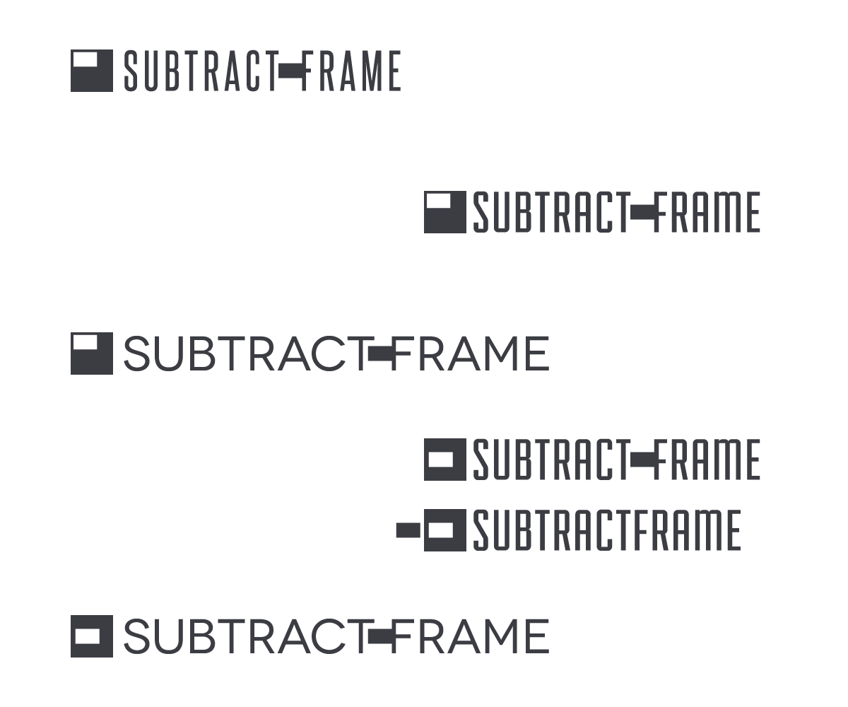 Modern, Upmarket, Computer Logo Design for Subtract Frame by ...