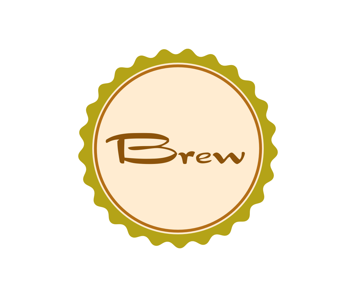 Elegant, Playful, Cafe Logo Design for Brew by Sleeping Sun | Design ...