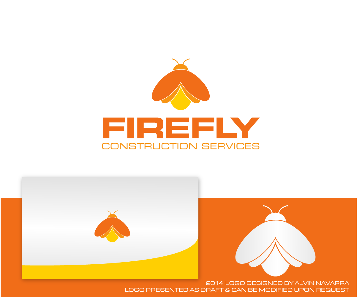 Construction Logo Design for Firefly by alvinnavarra | Design #3533830