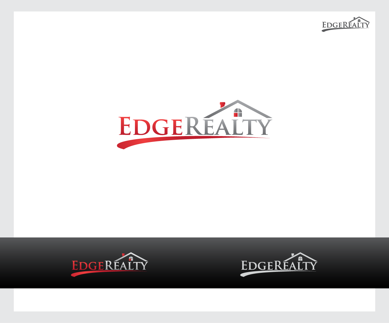 Real Estate Logo Design for Edge Realty by Finno | Design #3555199
