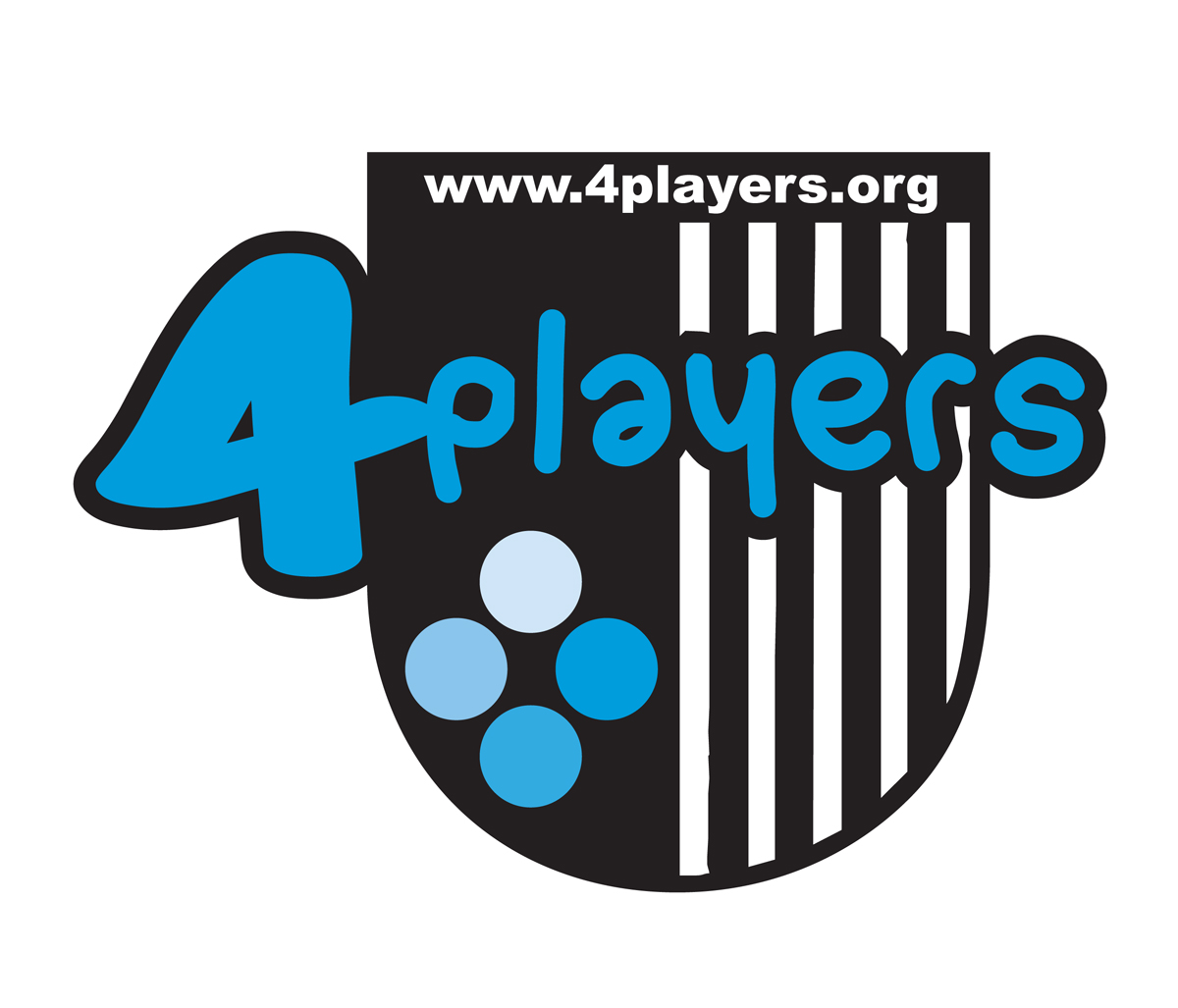Masculine, Bold, Games Logo Design for 4 Players - Textline: www ...