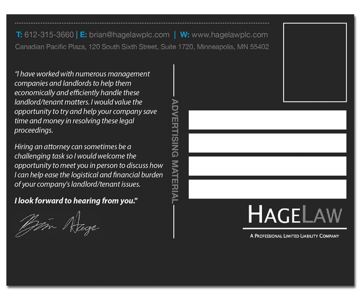 Serious, Professional, Property Management Postcard Design for a ...