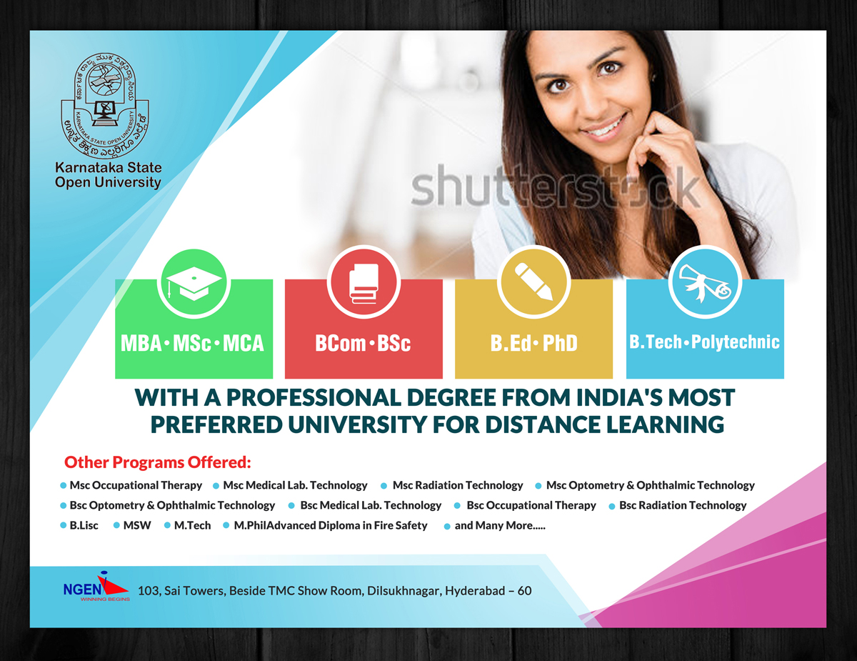 University Poster Design for NGEN College of Management & Technology by ...
