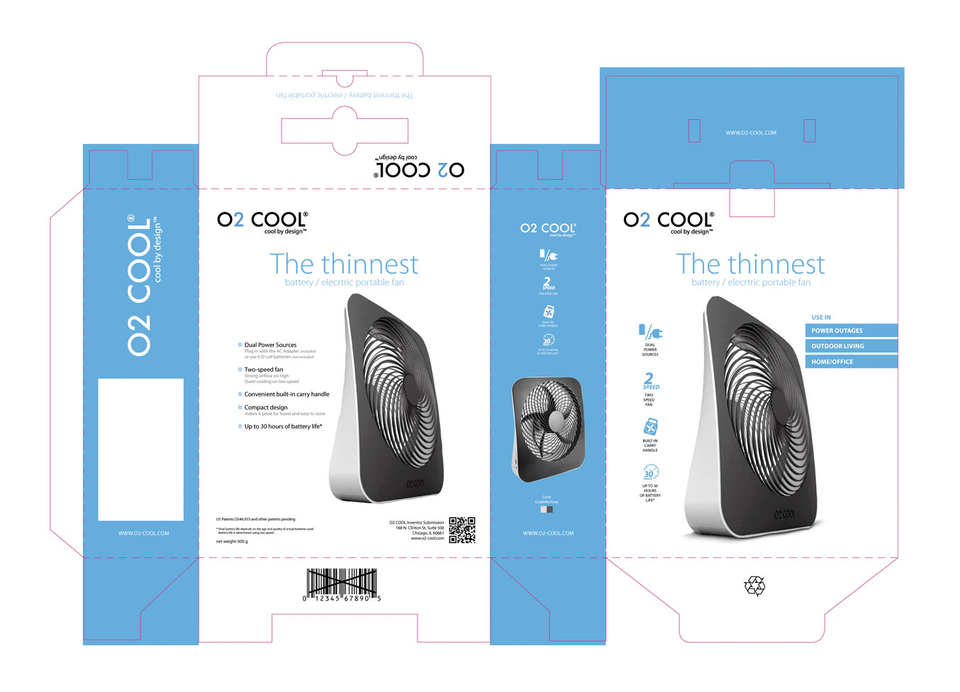 Modern, Upmarket, Air Conditioning Packaging Design for O2 Cool by dars ...