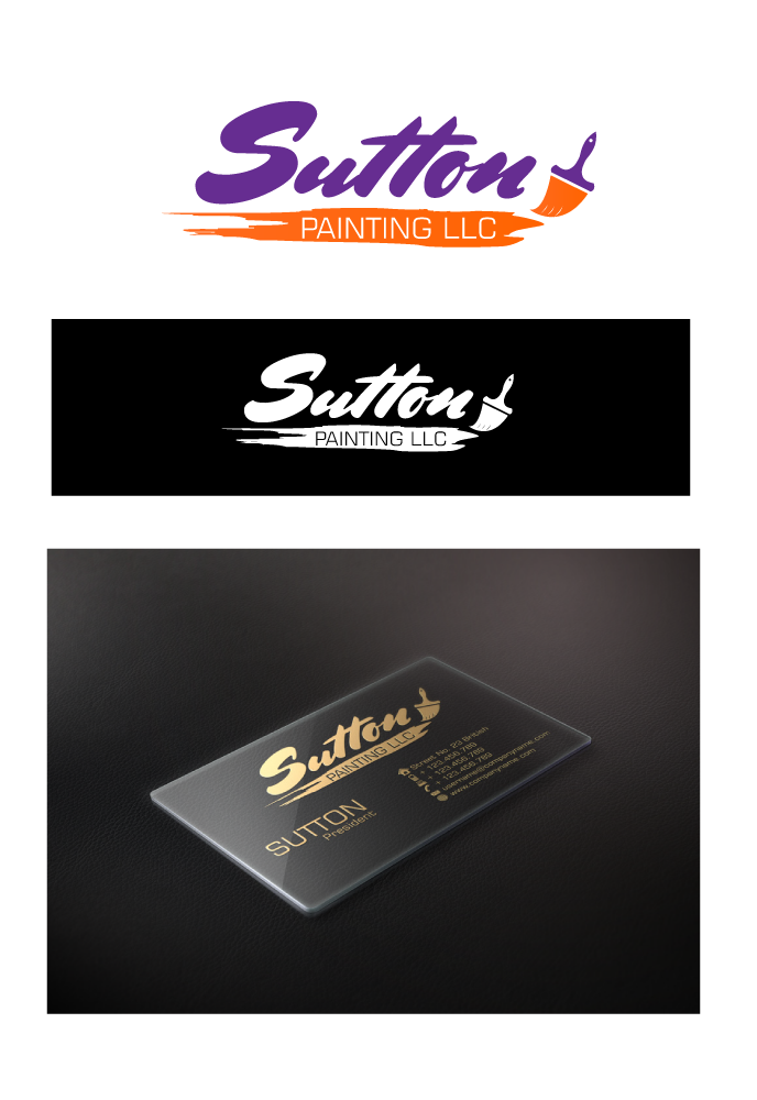 Modern, Professional, Painting Logo Design for Sutton Painting LLC by ...