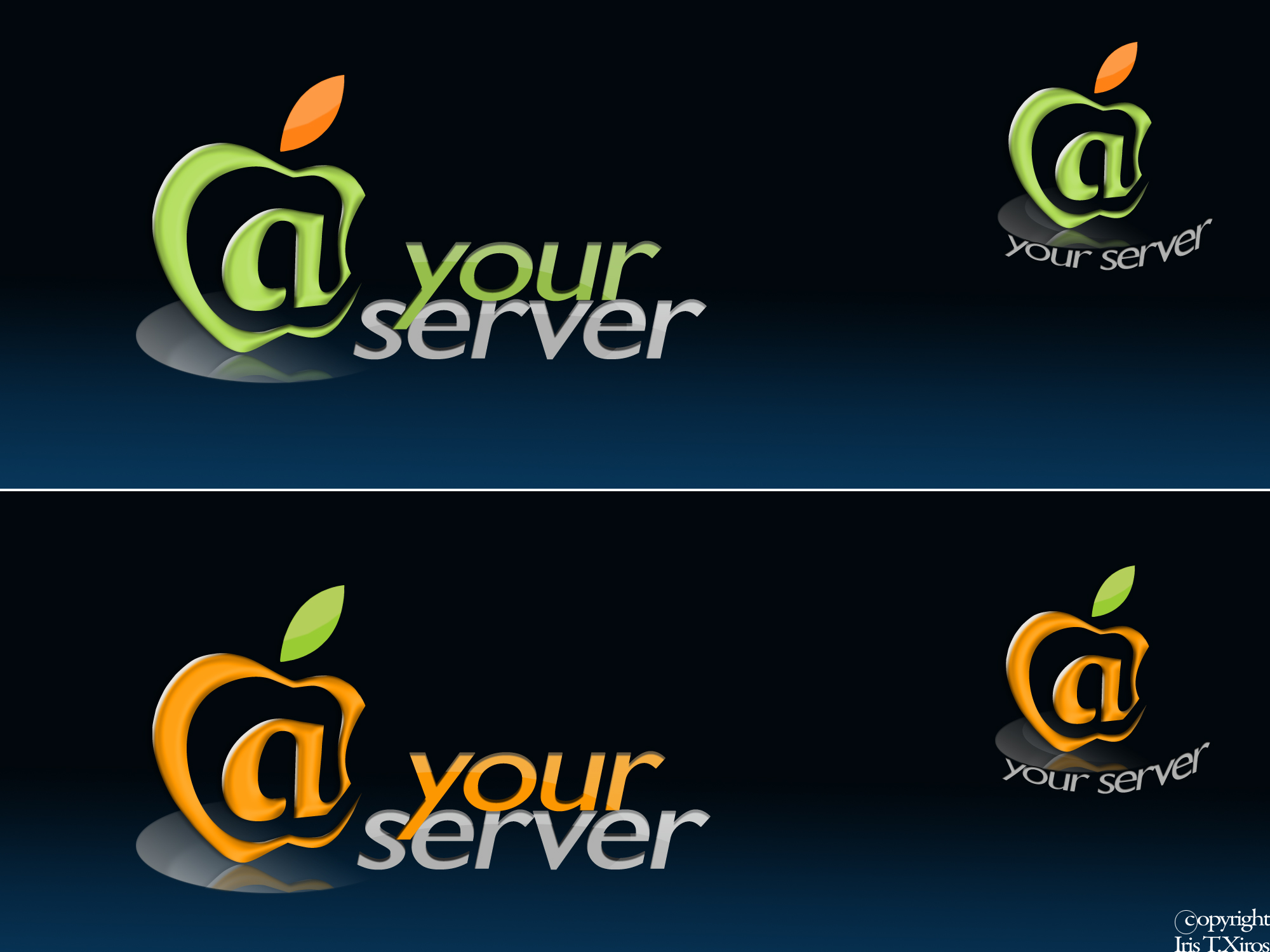 Logo Design for At Your Server by Iris Xiros | Design #2985