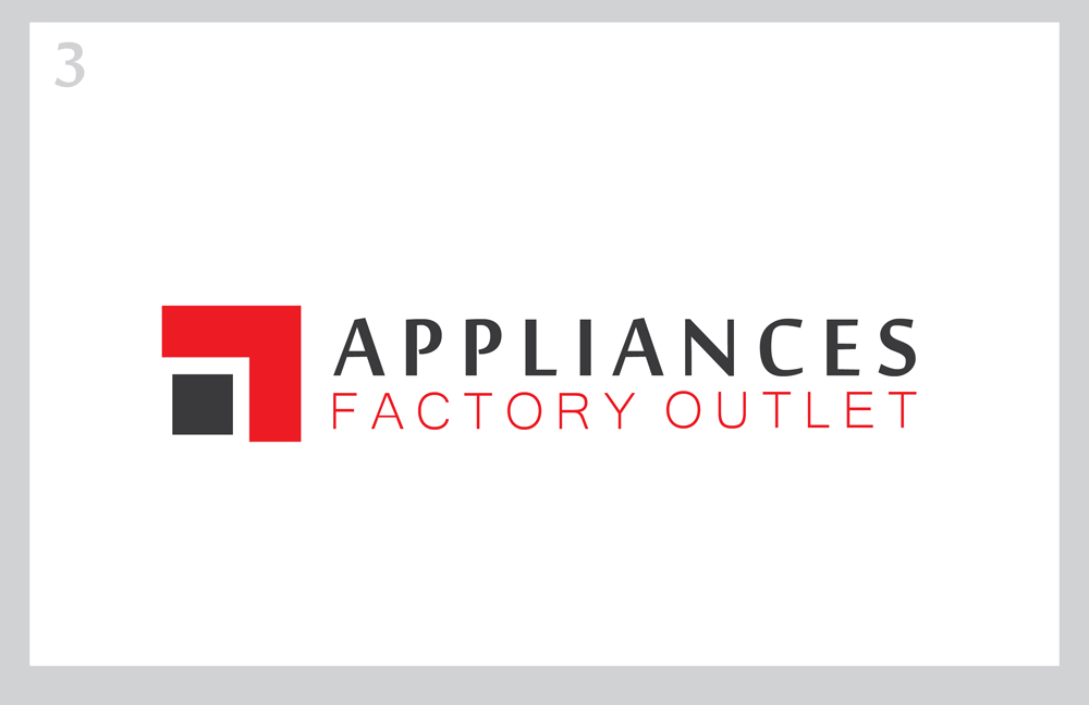 Business Logo Design for Appliances Factory Outlet by ESolz ...