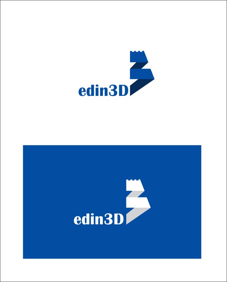 Modern, Bold, Architecture Logo Design for edin3D by Jenn Smith ...