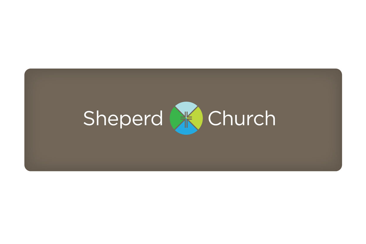 Modern, Masculine, Church Logo Design for Shepherd Church by kim grimm ...