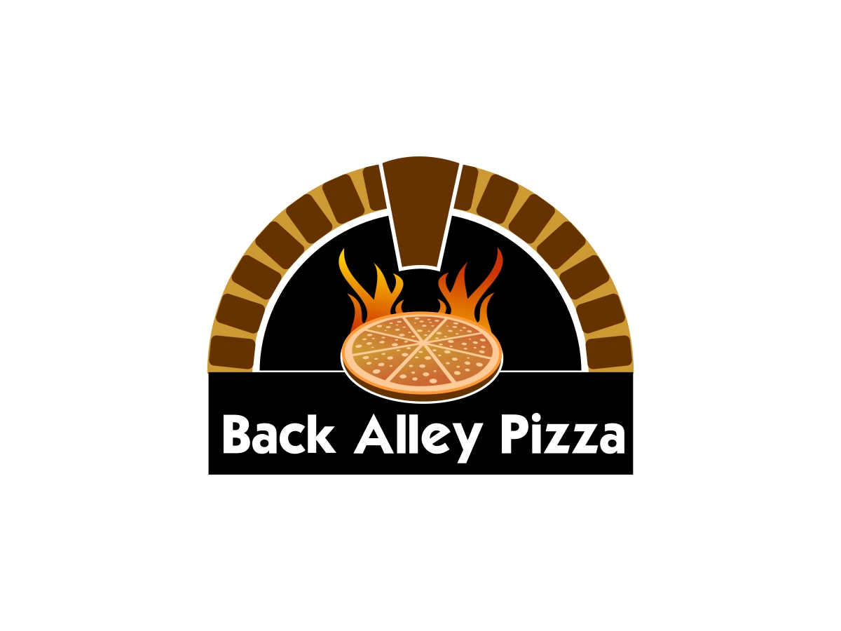 Events Logo Design for Back Alley Pizza by Pey | Design #3664146