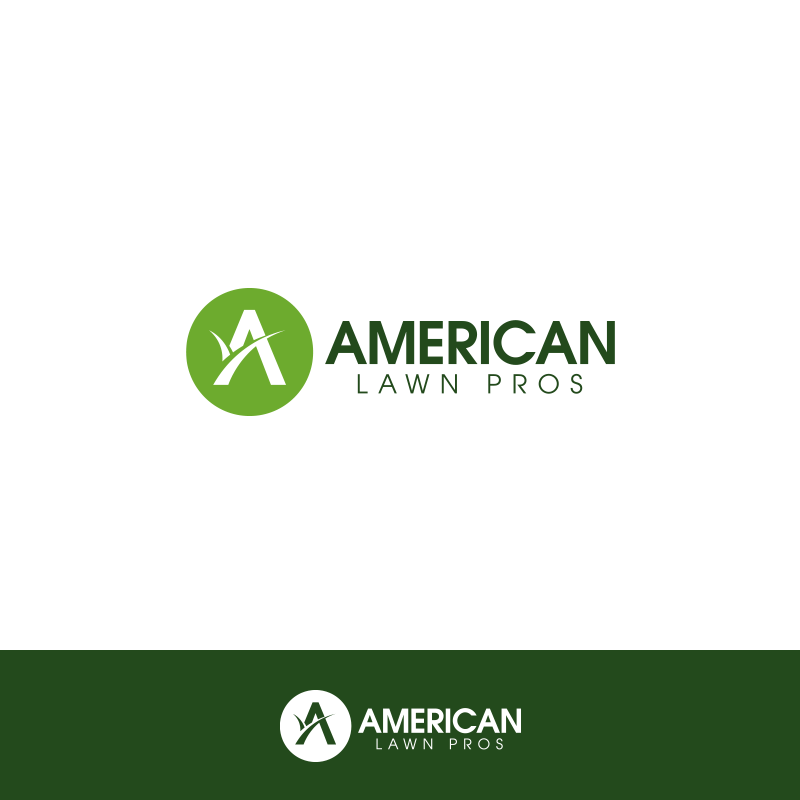 It Company Logo Design for American Lawn Pros by OD | Design #3695322