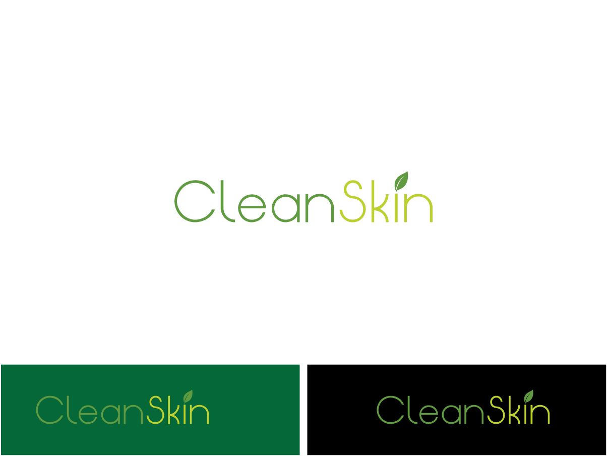 Logo Design for CleanSkin by Ajay Soni | Design #3755497