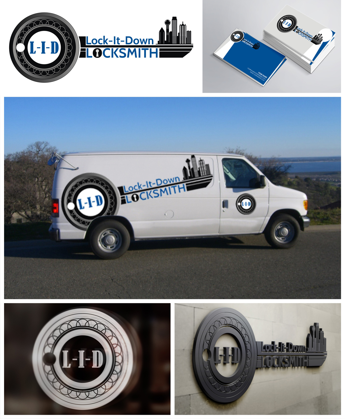 Serious, Professional, Automotive Logo Design for Lock-It-Down ...