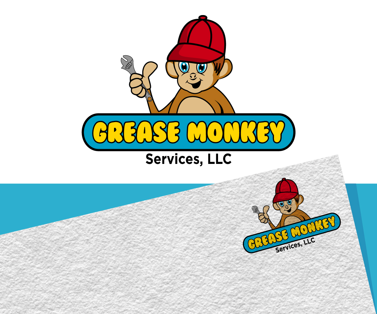 Logo Design for Grease Monkey Services, LLC by Jay Design | Design ...