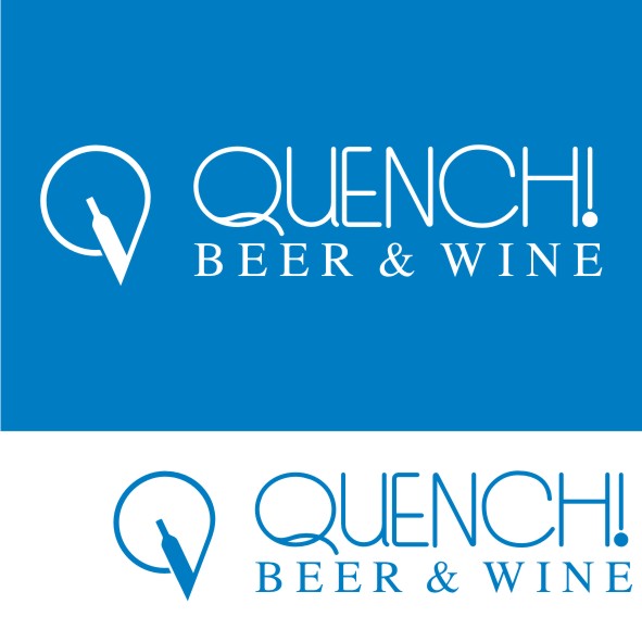 Modern, Personable, Shopping Logo Design for Quench! Beer & Wine by ...
