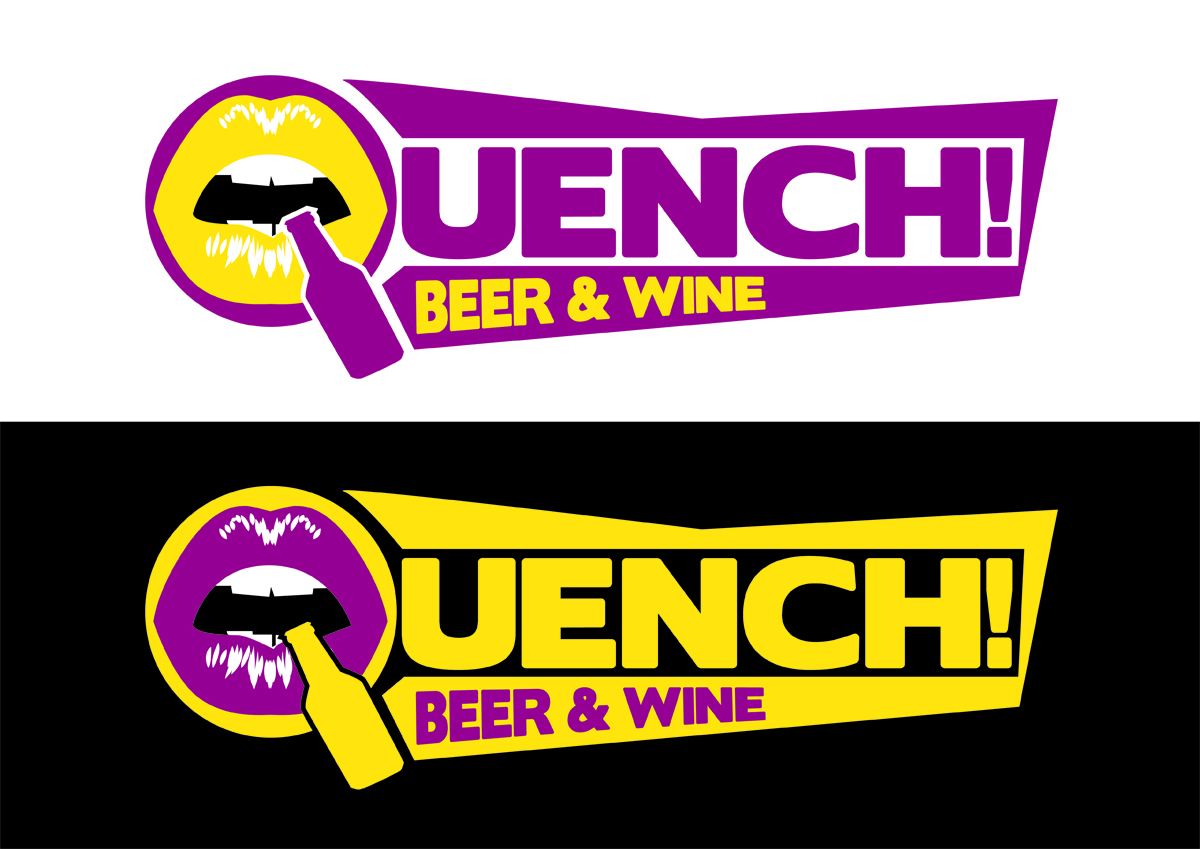 Modern, Personable, Shopping Logo Design for Quench! Beer & Wine by ...