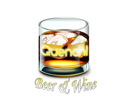 Modern, Personable, Shopping Logo Design for Quench! Beer & Wine by ...