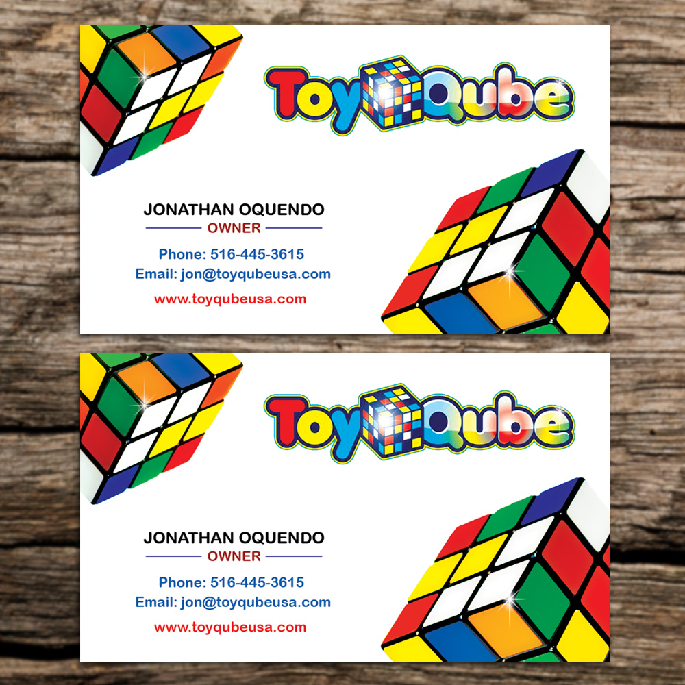 Business Business Card Design for Toy Qube by Sandaruwan | Design #3727509