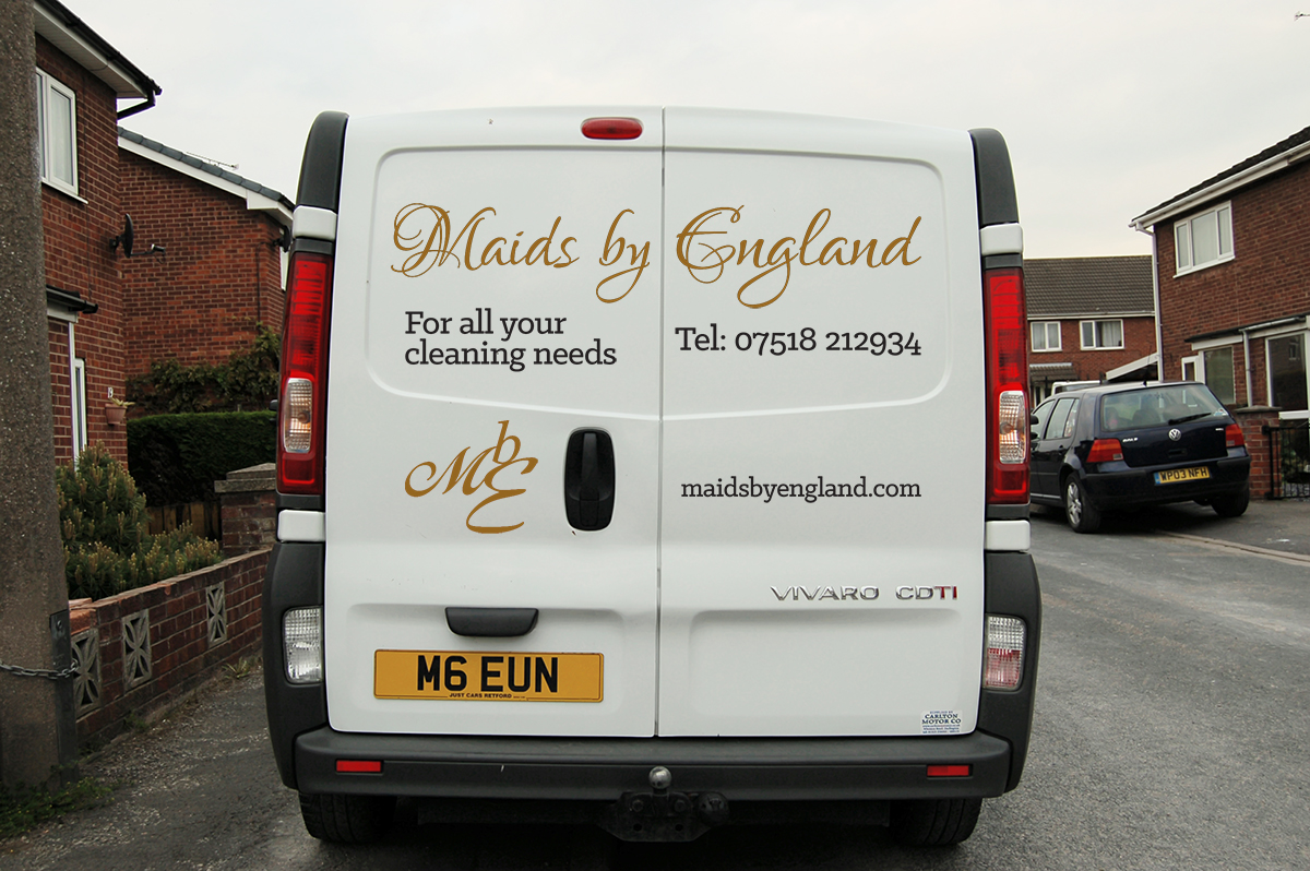 Modern, Conservative, Advertising Signage Design for maids by england ...