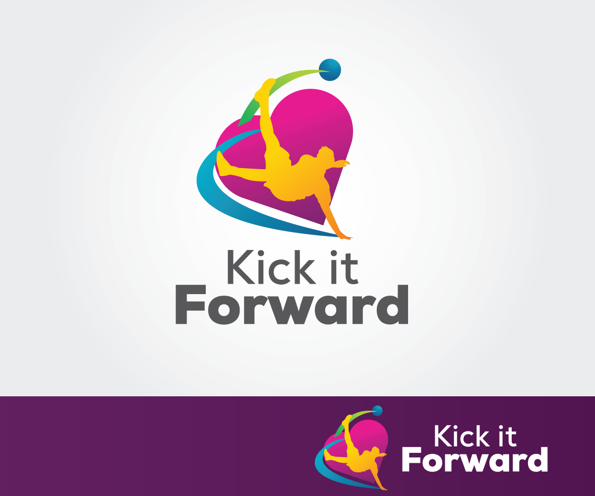 Non Profit Logo Design for Kick it Forward by Sergio Coelho | Design ...