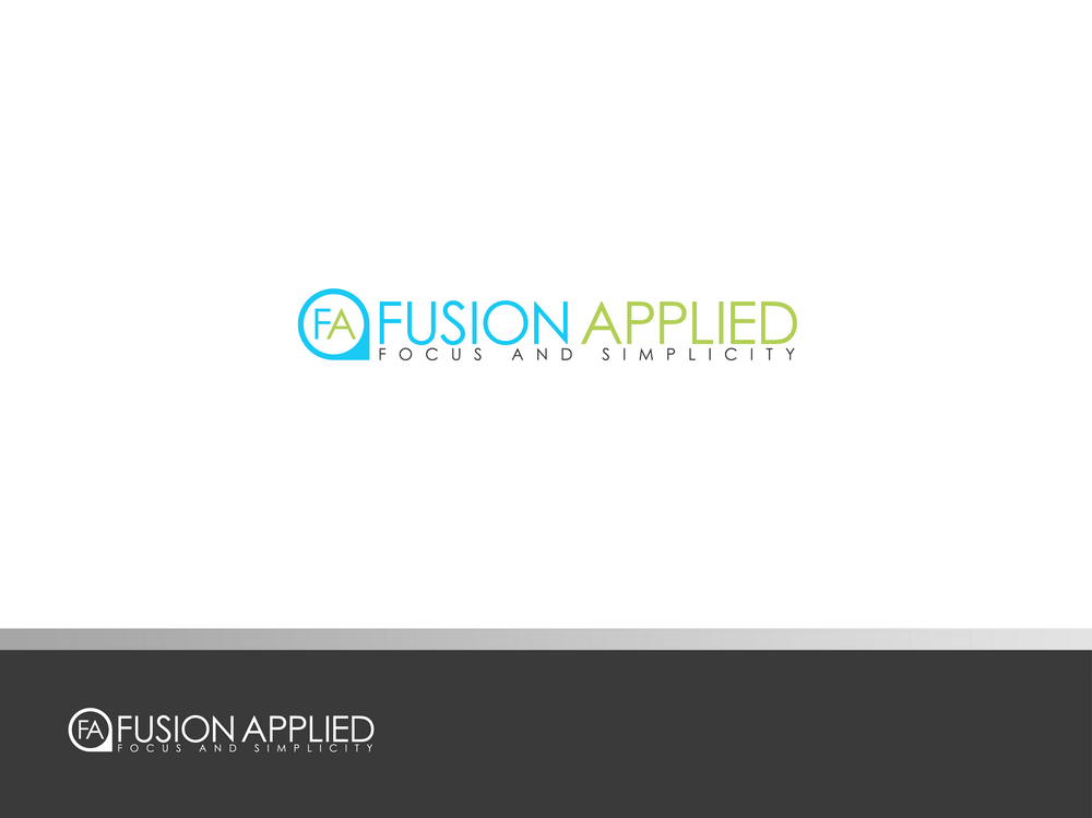 Modern, Professional, Software Logo Design for Fusion Applied, (tagline ...