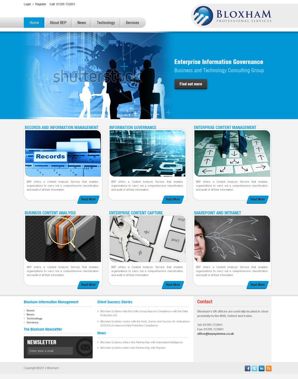 Serious, Modern, Business Wordpress Design for a Company by Creative ...