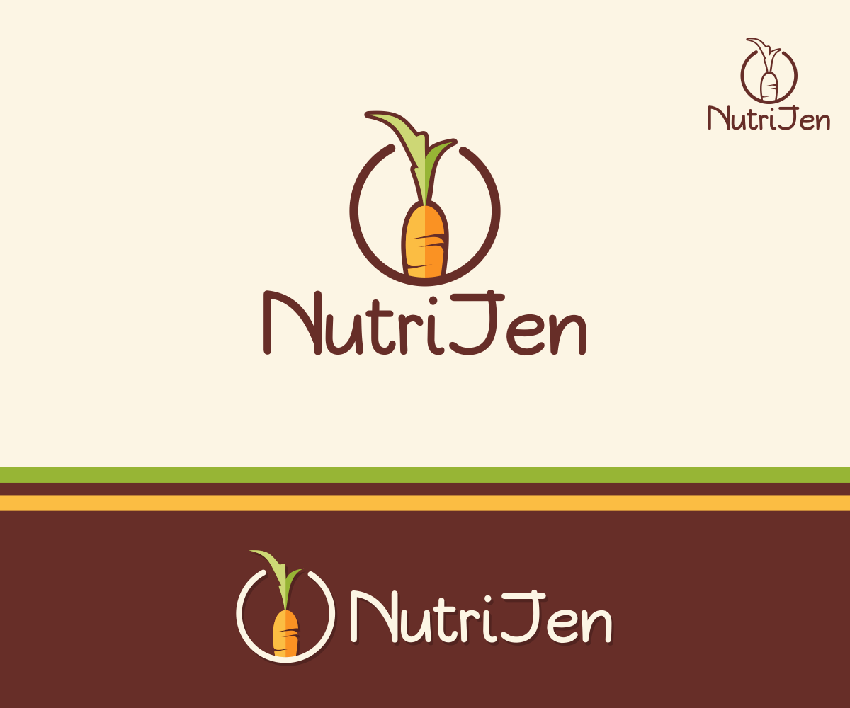 Playful, Modern, Nutrition Logo Design for NutriJen by LOHGOH | Design ...
