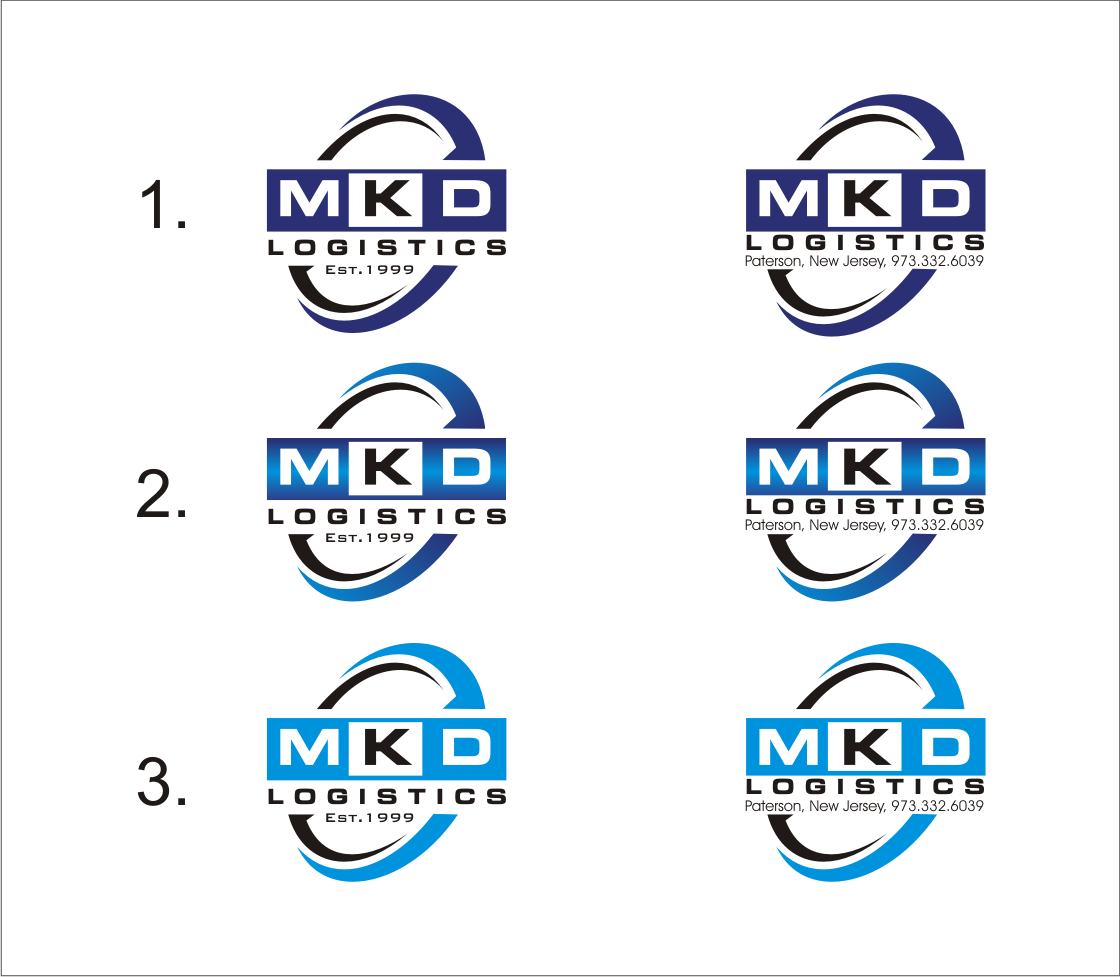 Events Logo Design for MKD LOGISTICS, Paterson, New Jersey Tel# 973.332 ...