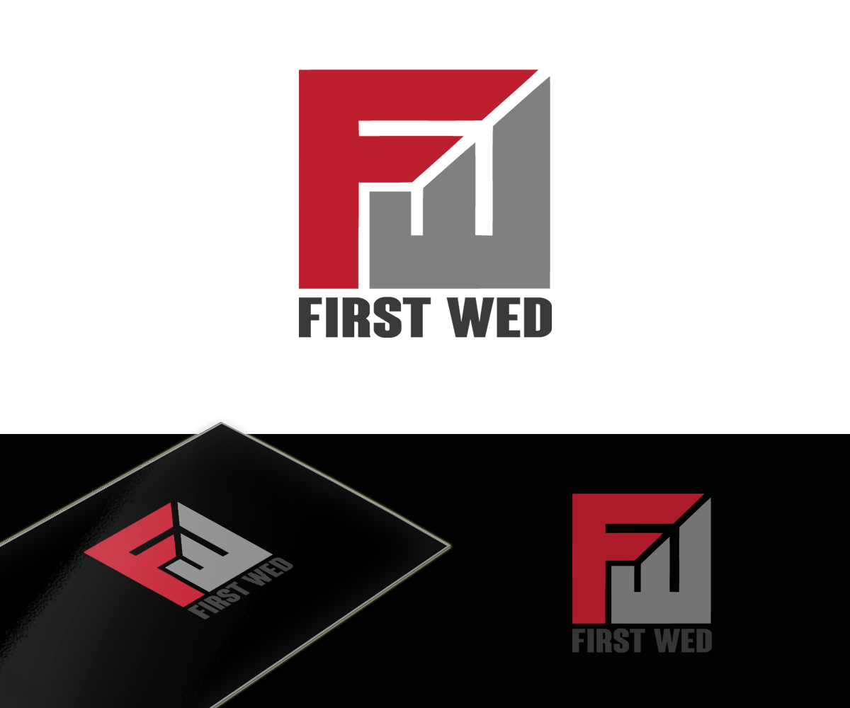 Modern, Bold, Event Logo Design for 1st Wed, First Wed or First ...