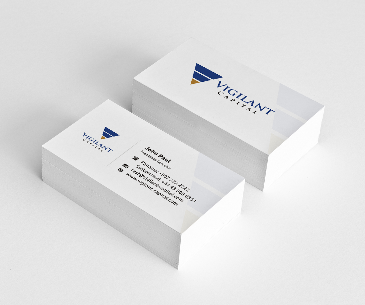 Investment Business Card Design for a Company by INDIAN_Ashok | Design ...