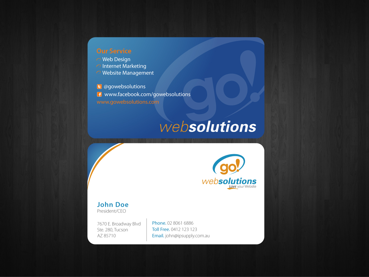 Elegant, Playful, Internet Business Card Design for Digital Intuitive ...