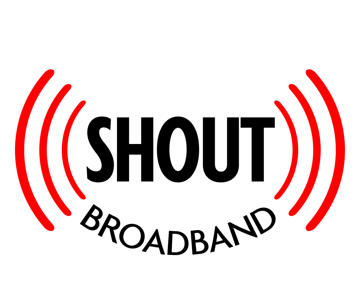 Logo Design for shout broadband by EIP Graphics | Design #3955212