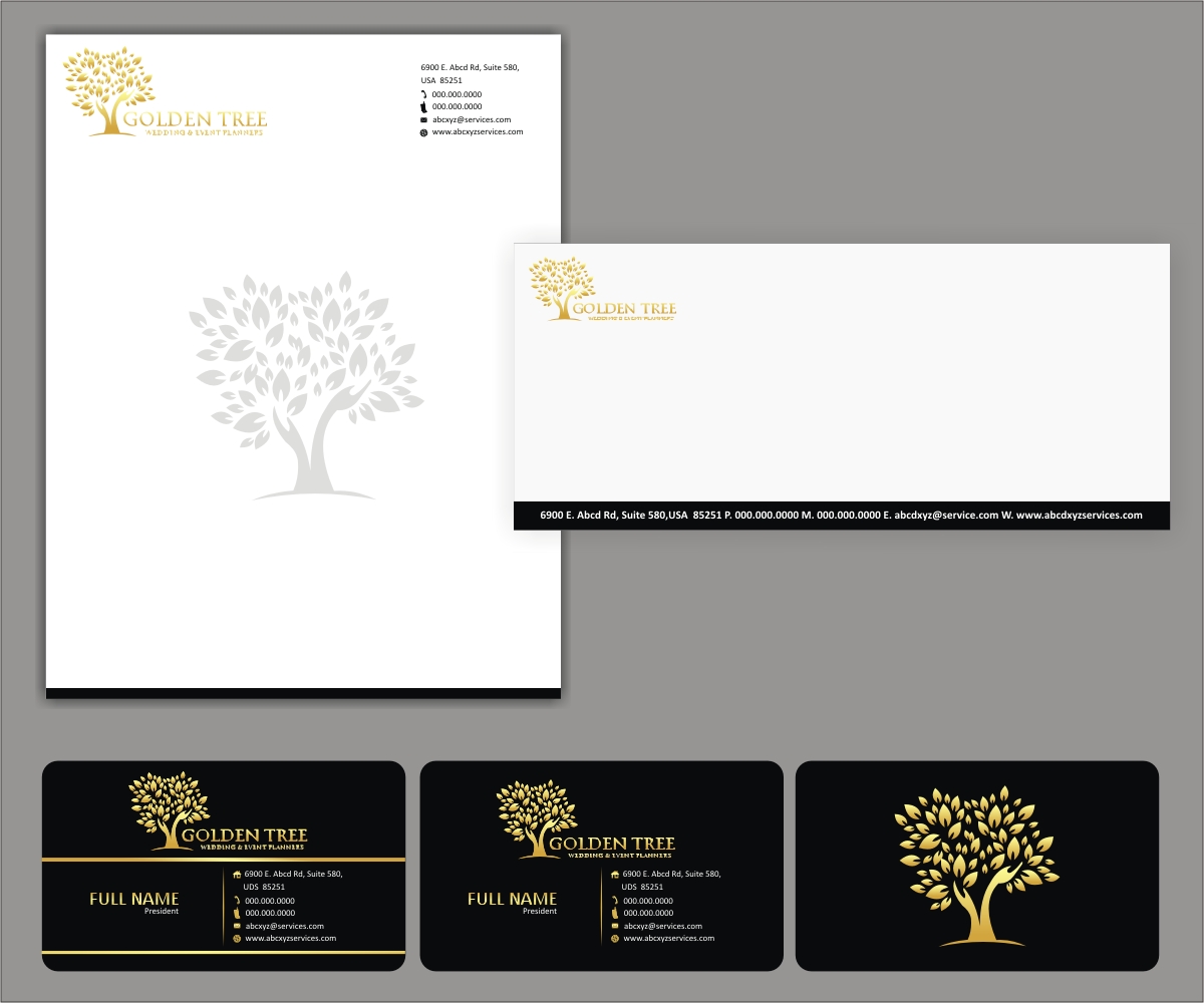 Elegant, Serious, Events Logo Design for Golden Tree - Wedding & Event ...