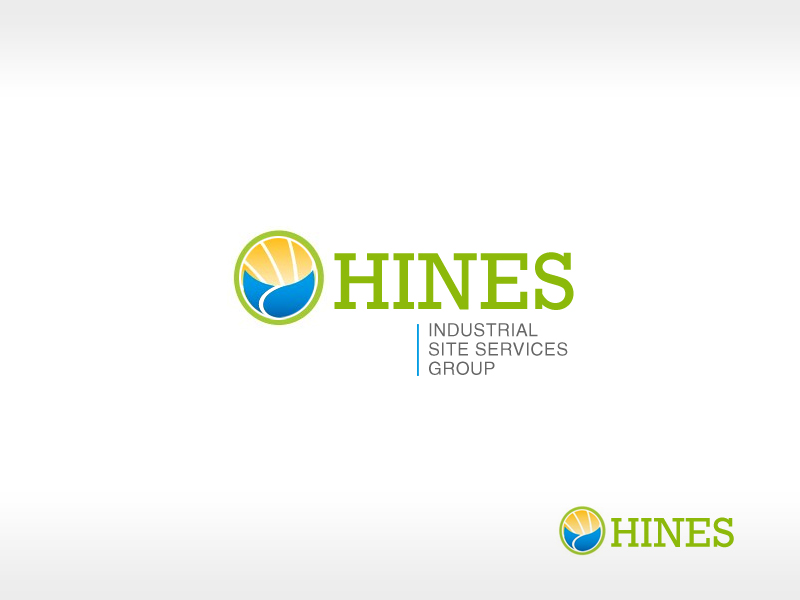 Construction Logo Design for Hines Industrial Site Services Group by ...
