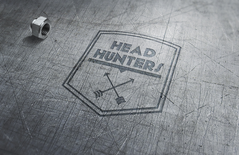 Bold, Masculine, Hunting Logo Design for HeadHunters NW by Evgenia Lola ...