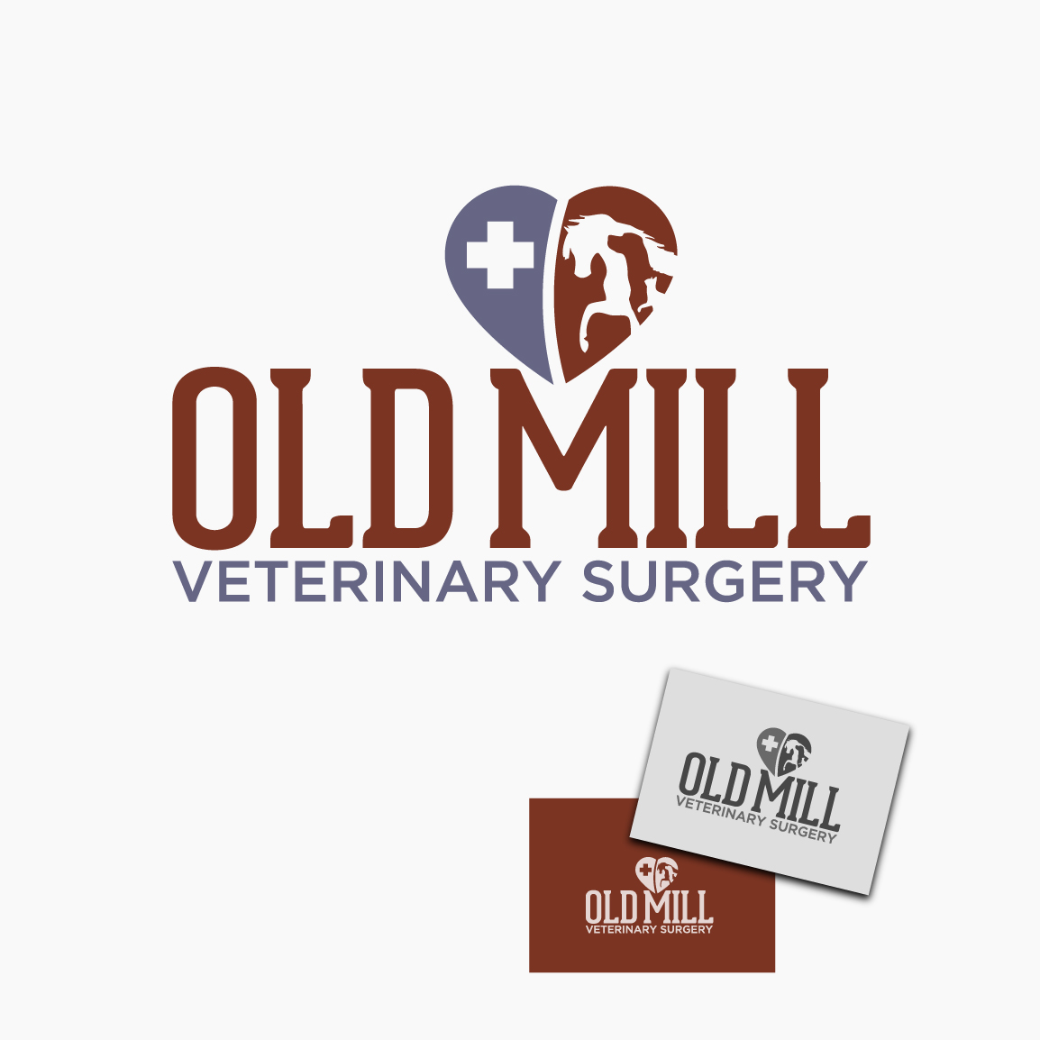 Traditional, Elegant, Veterinary Logo Design for Old Mill Veterinary ...