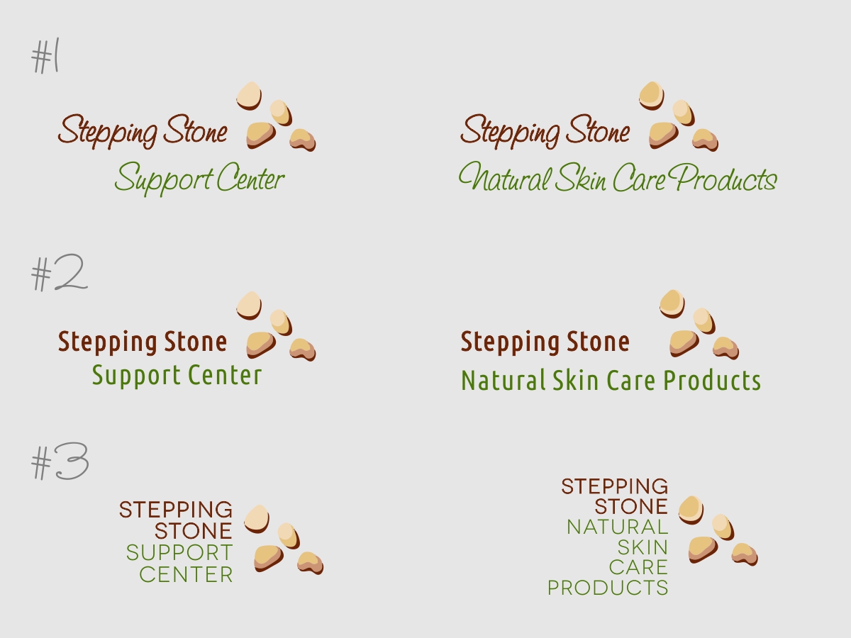 It Support Logo Design for Stepping Stone Support Center and Stepping ...