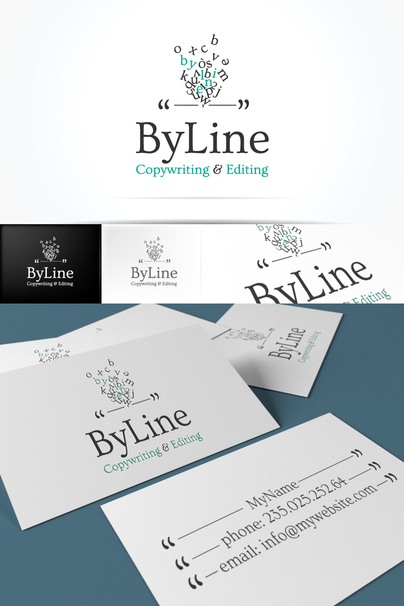 Modern, Professional, Business Logo Design for (Main) ByLine (subtext ...