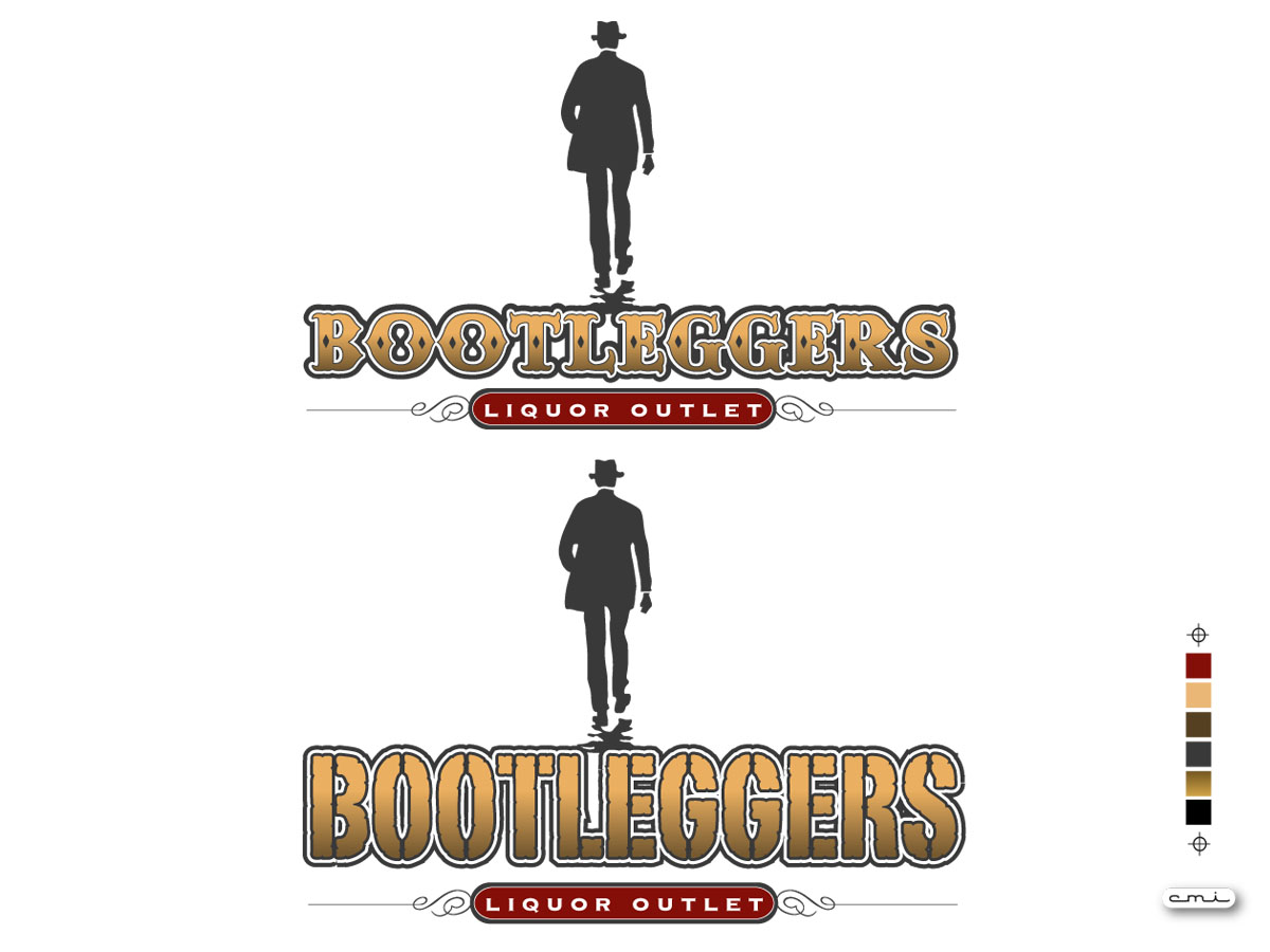 Elegant, Playful, Shopping Logo Design for Bootleggers Liquor Outlet by ...