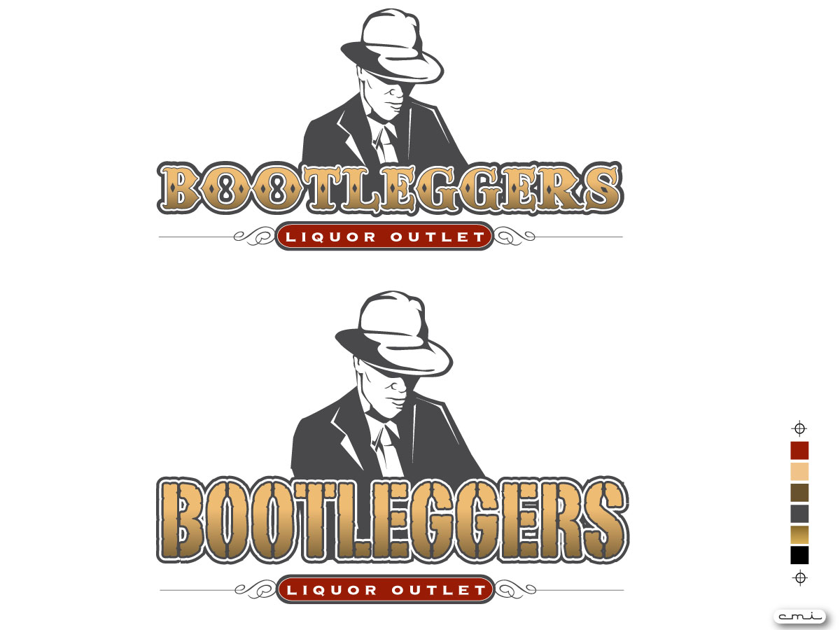 Elegant, Playful, Shopping Logo Design for Bootleggers Liquor Outlet by ...