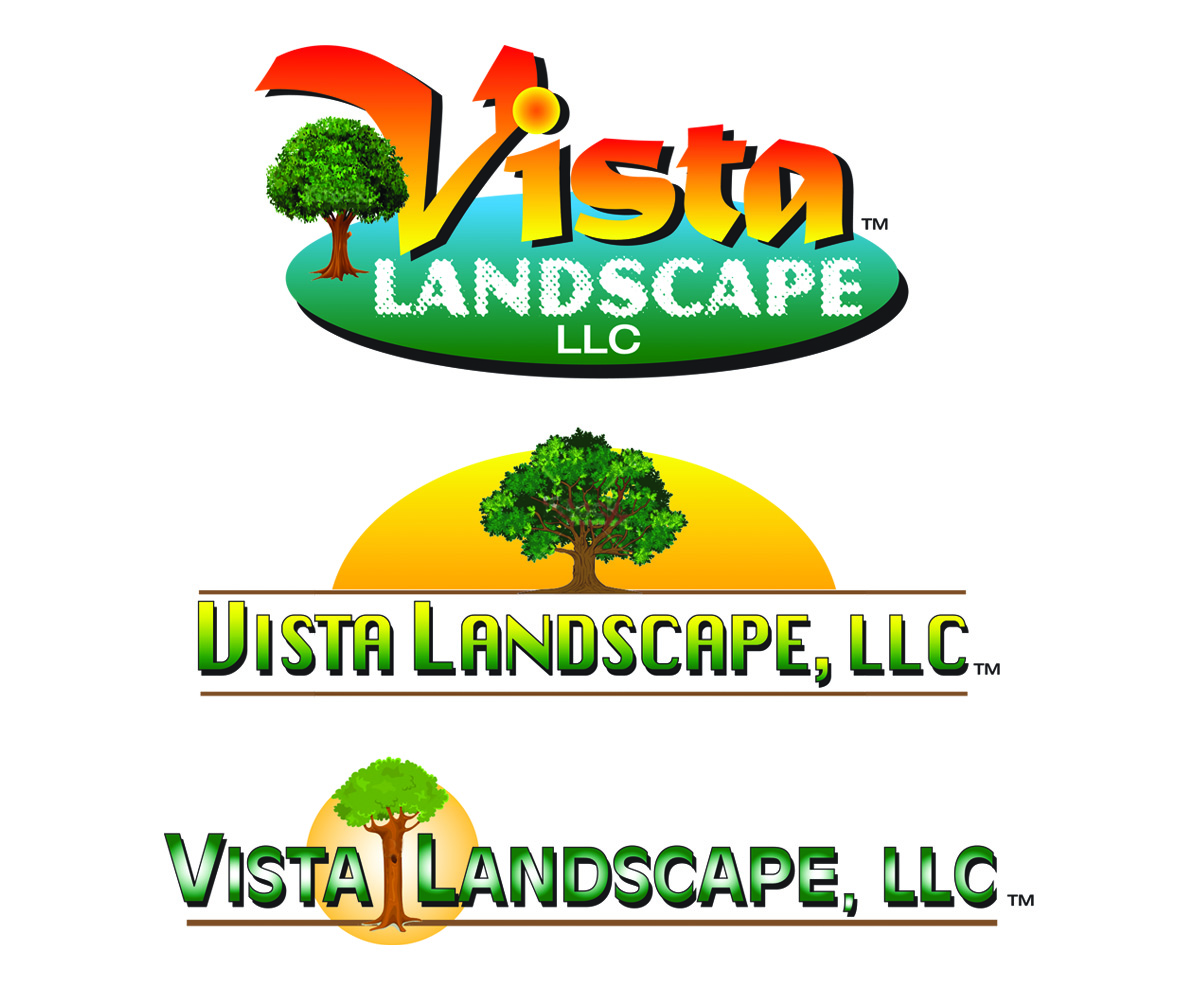 Landscape Logo Design for Vista Landscape, LLC by Hot Rod | Design #3989041