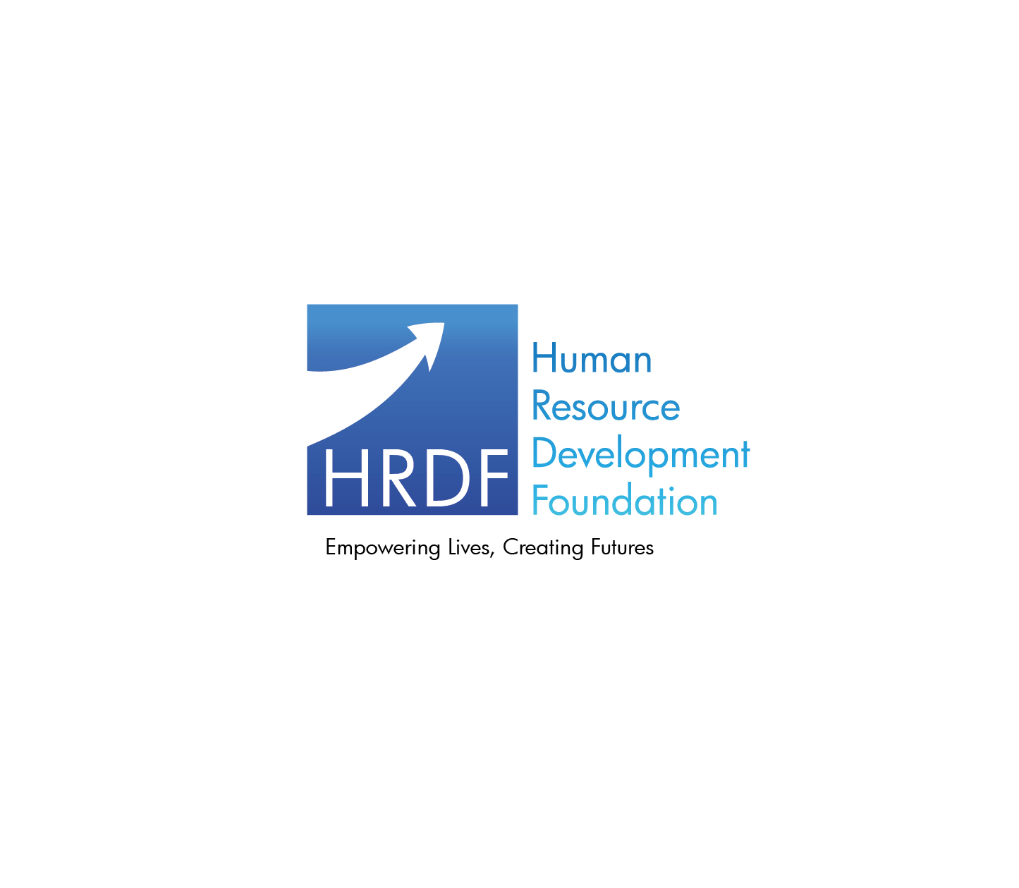 Non-Profit Logo Design for empowering lives, creating futures HRDF ...