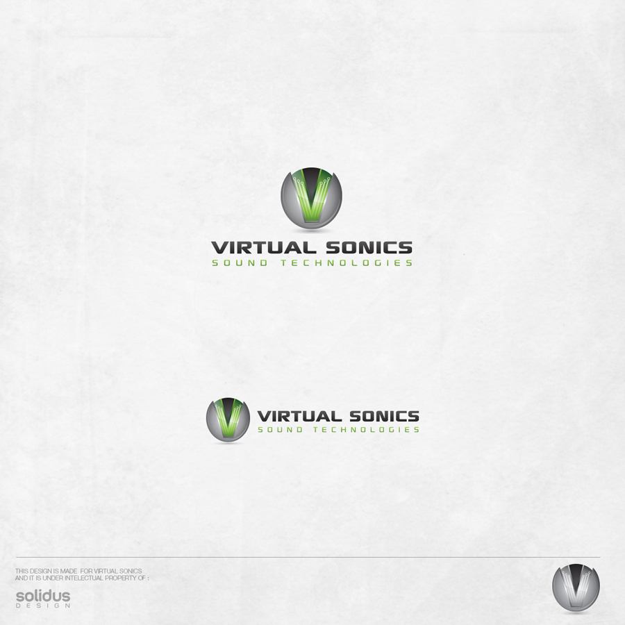 Logo Design for Virtual Sonics by Solidus | Design #4102195